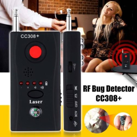 Wireless CC3308 Little Angel Wireless Signal Detector - Spy Camera Lens ...